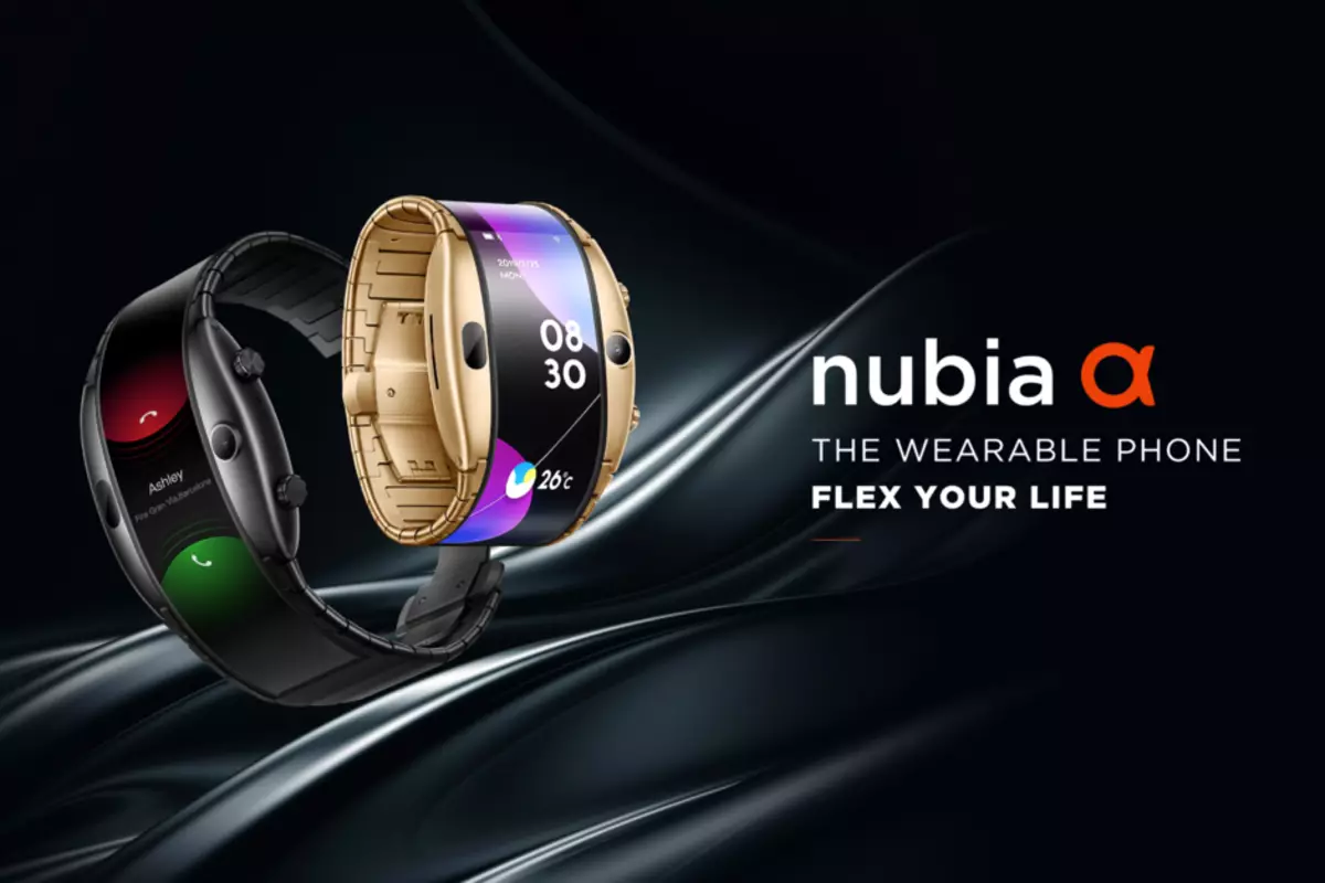 Nubia Alpha: Relógio para chamadas de tela flexíveis 5611_4