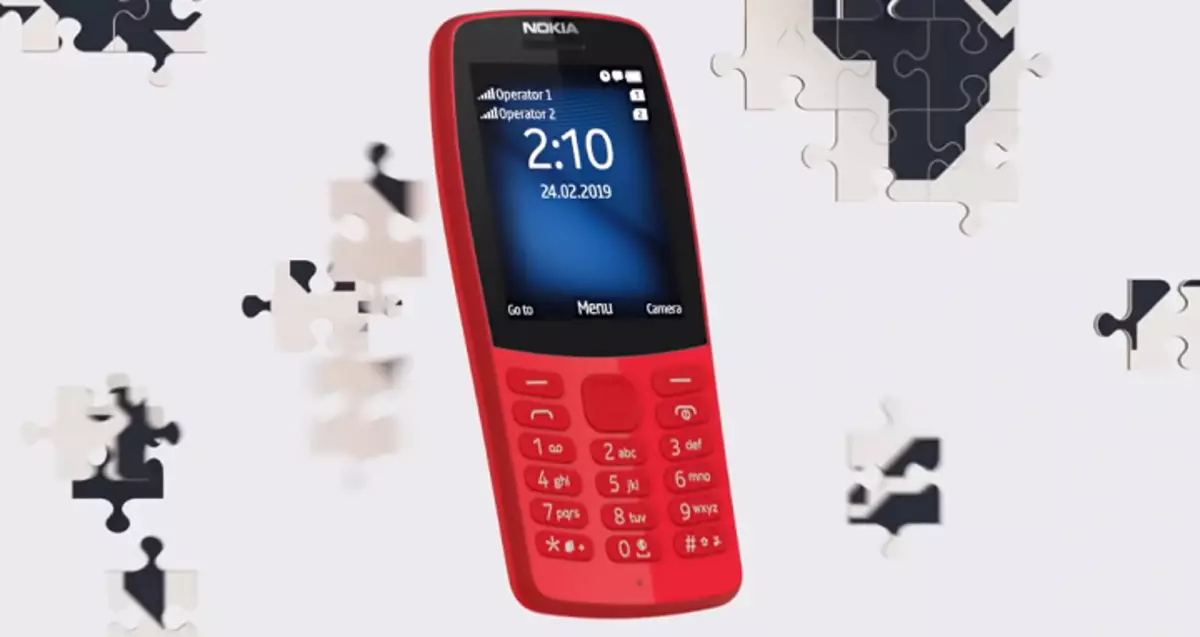 Bag-ong Nokia 210 sa $ 35. Mga Buton, 