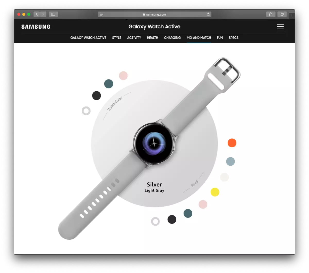 מינימליסטי Samsung Galaxy שעון פעיל למדוד את הלחץ שלך 5627_6