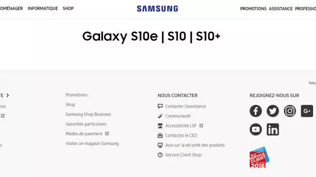 Akụkụ aka ekpe nke Samsung Galaxy S10 5649_1