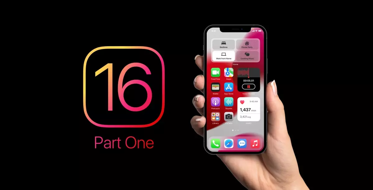 แนวคิด: iOS 16 พร้อมวิดเจ็ตที่ถูกต้อง