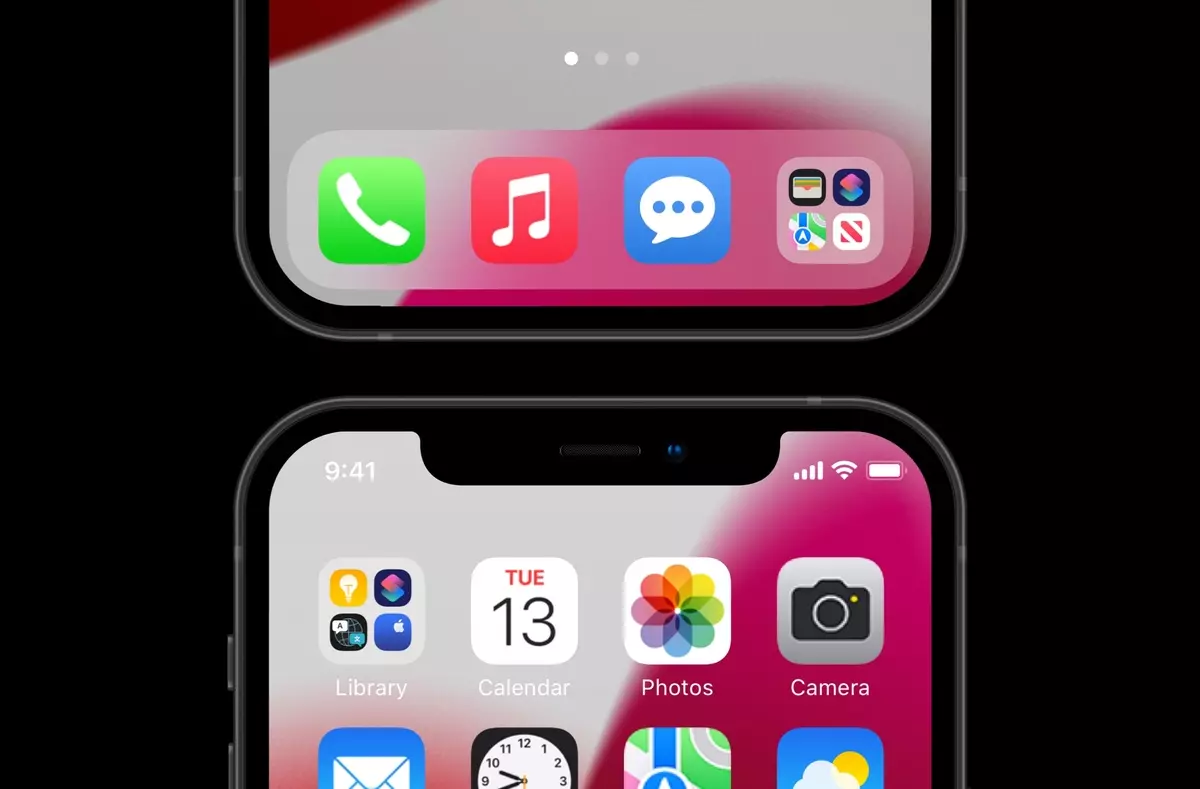 Konsep: iOS 16 dengan widget yang betul 590_2