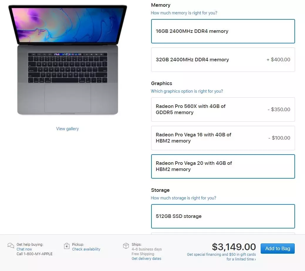 Apple dia namoaka MacBook 15 santimetatra tamin'ny karatra Vega video 5997_1
