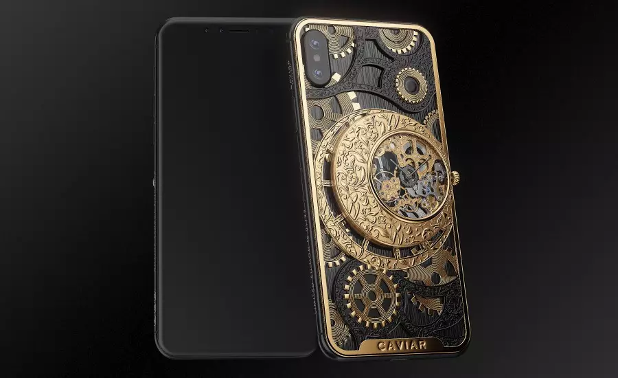 Caviar გააცნო iPhone XS მექანიკური საათი 6138_6