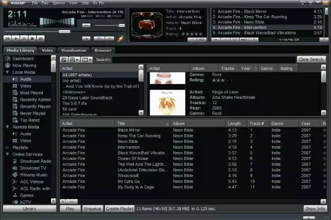 Mpilalao Winamp Play dia hahazo fiainana faharoa 6152_2