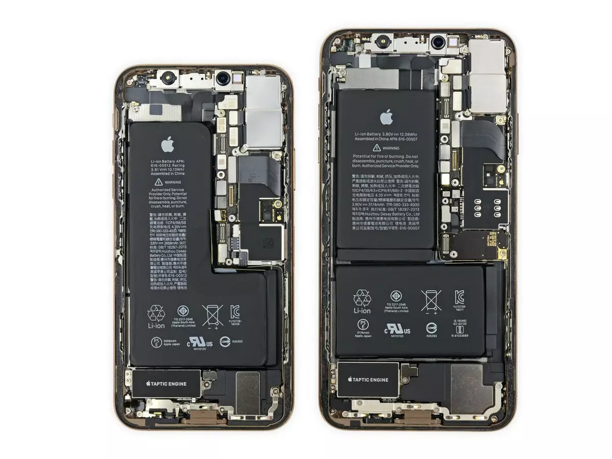 Mutaxassislar iPhone XS va XS MAX qancha komponentlar sanab 6254_2