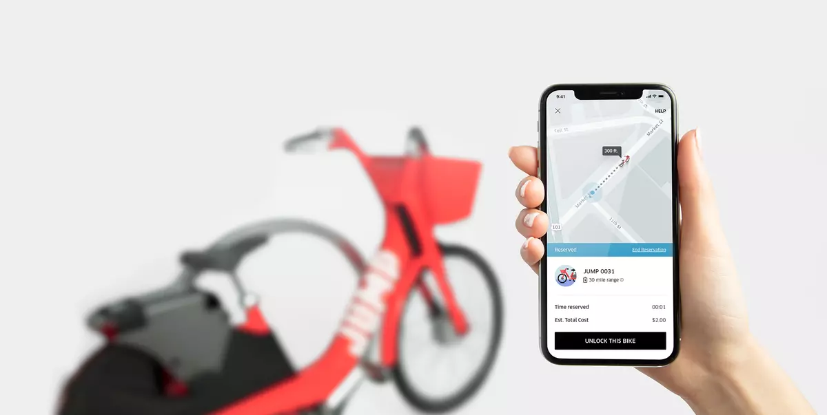 Uber dixwaze bikarhênerên li ser scooters û bisîkletan veguhezîne 6425_0