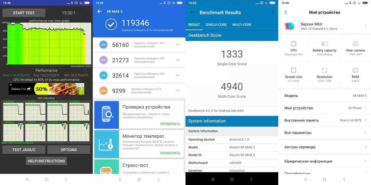 Reviżjoni ta 'Xiaomi Mi Mass Indicently Enormi 3 6442_9