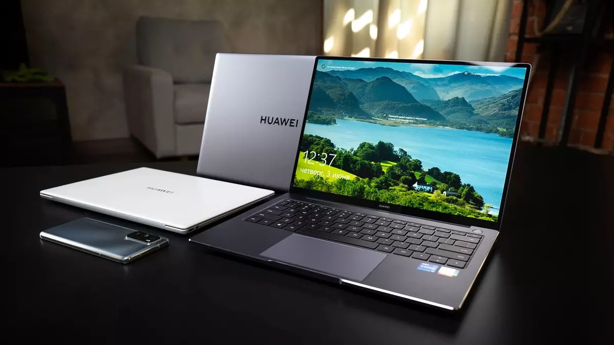 Umumy Huawei Matebook 14: Intel i7 11 nesil we kiçi pul üçin 2K ekranly 650_0