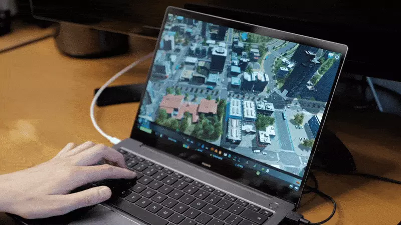 მიმოხილვა Huawei Matebook 14: Intel i7 მე -11 თაობის და 2k ეკრანზე მცირე ფული 650_19