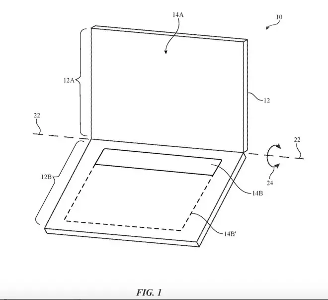 Apple klaviatura ölçüsü ilə touchbar patentləşdirilmiş 6532_1