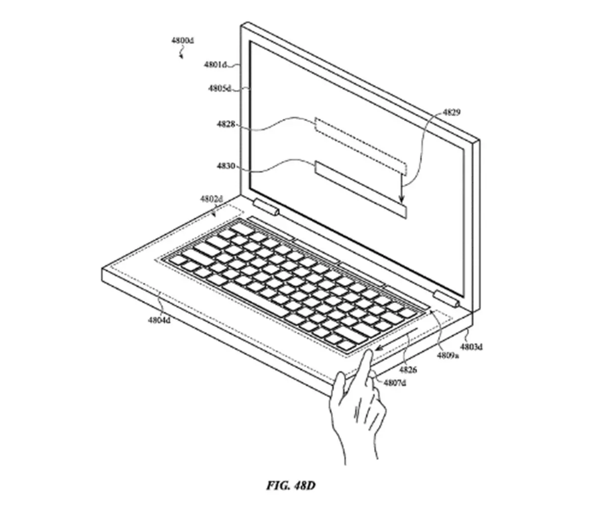 Apple klaviatura ölçüsü ilə touchbar patentləşdirilmiş 6532_2