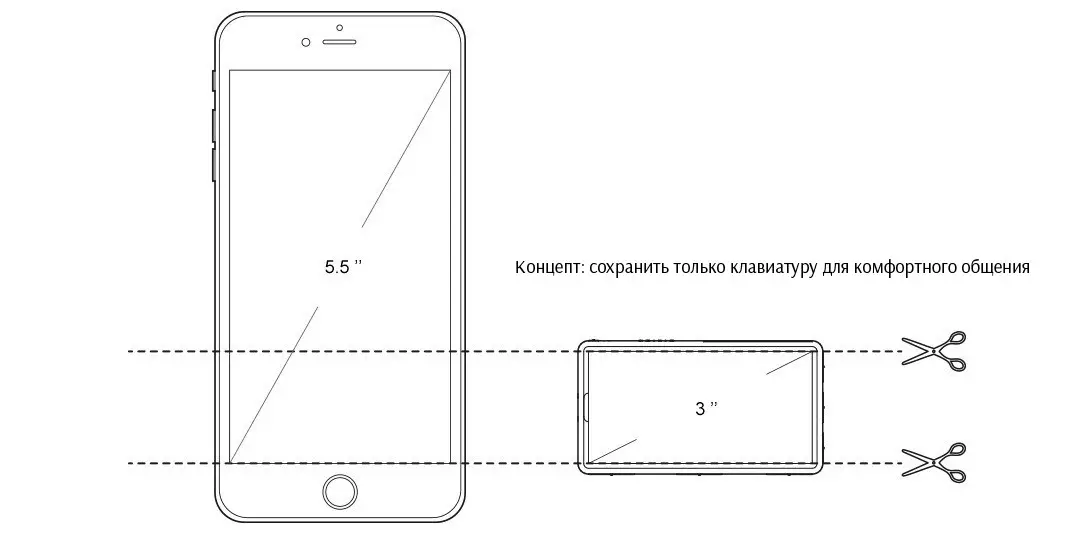 Smartphone Size Concept iPhone 8 Plus 6707_2