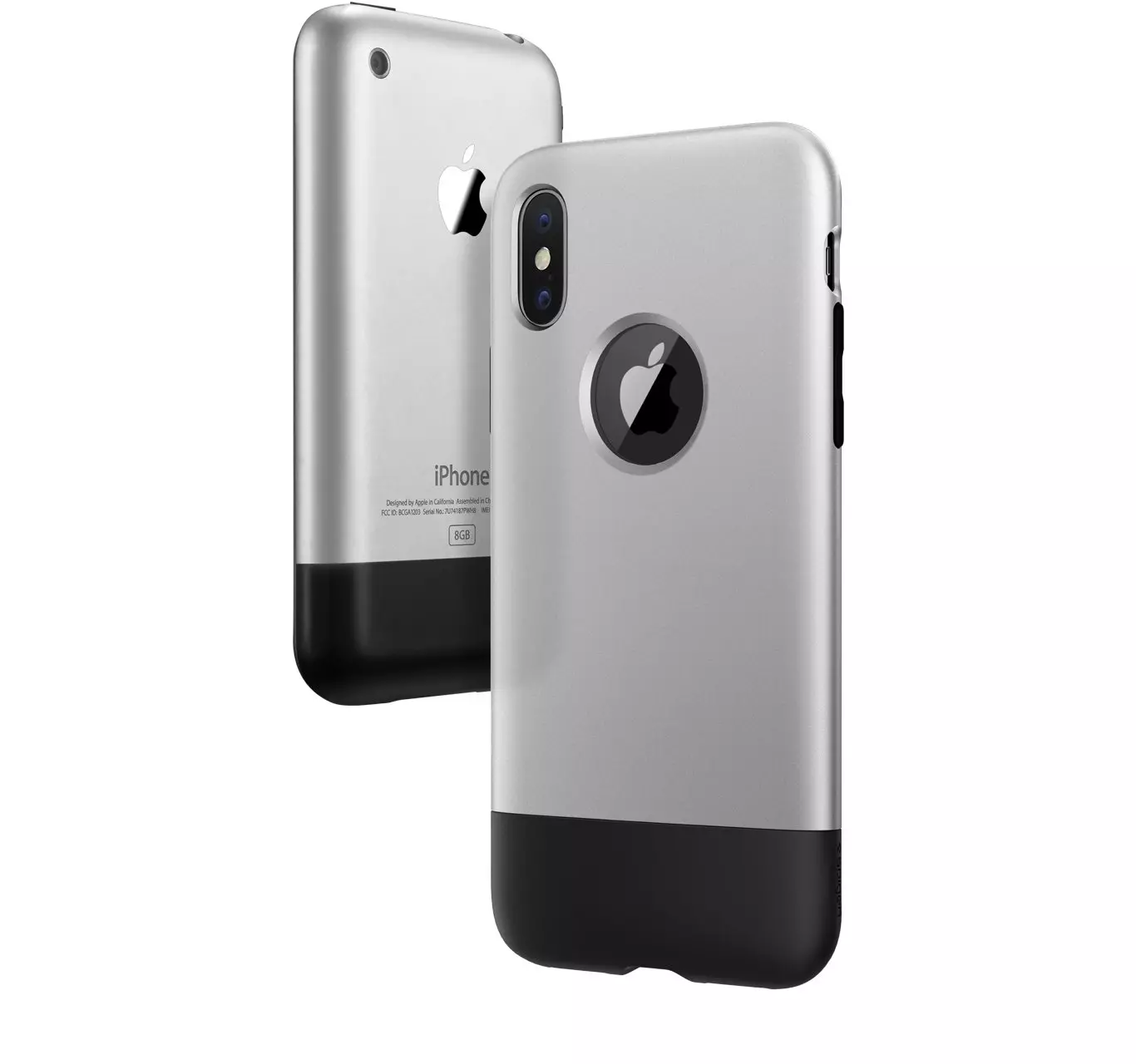 Օրվա բանը. IPhone X- ի գործը բնօրինակ iPhone- ի եւ առաջին Aimak- ի ոճով 7025_2