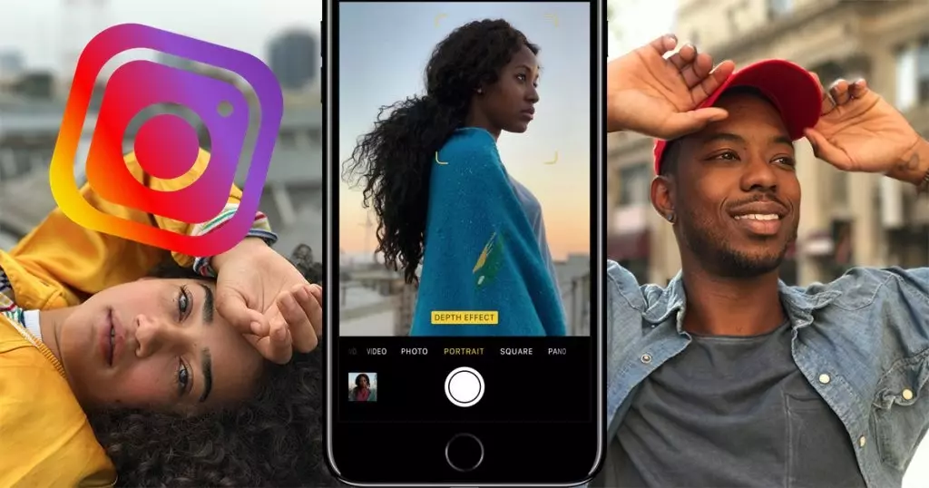 Në versionin e ri të Instagram, u shfaq një modalitet portreti 7243_0