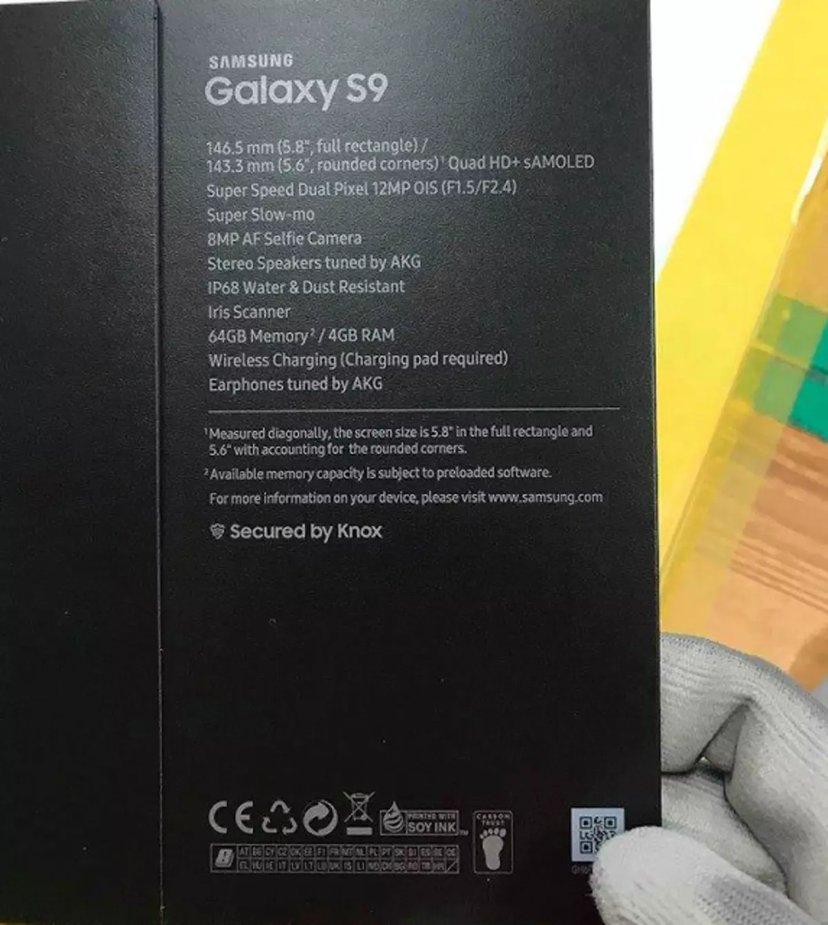 Samsung Galaxy S9 yn ei holl ogoniant 7715_3