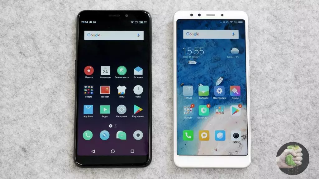 Hvem er bedre? Comparative Review Xiaomi Redmi 5 og Meizu M6s 7772_1