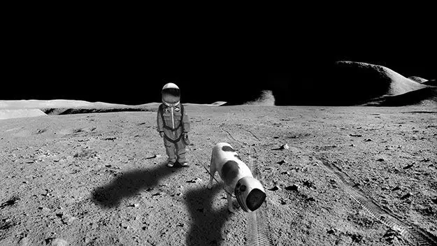 Buachaill i Photoshop éadaí astronaut 8355_6