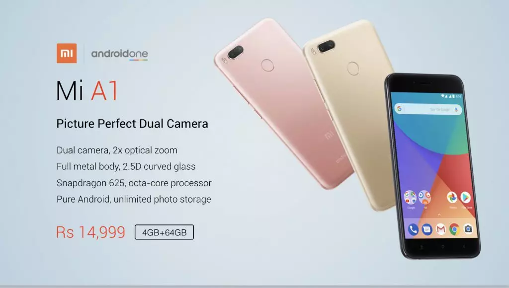 Thiness an lae: Xiaomi mi A1 8405_1