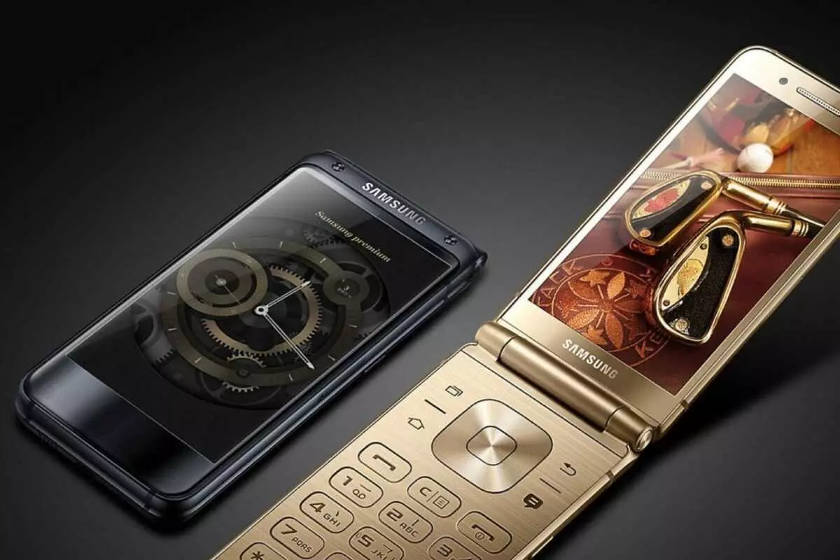 Erittäin kallis ja yksinomainen Samsung Clamshell vain Kiinaan 8488_0
