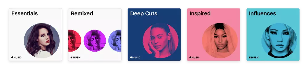 Den studerende har ændret udformningen af ​​Apple Music, efter at han ikke tog det i Apple 8992_3