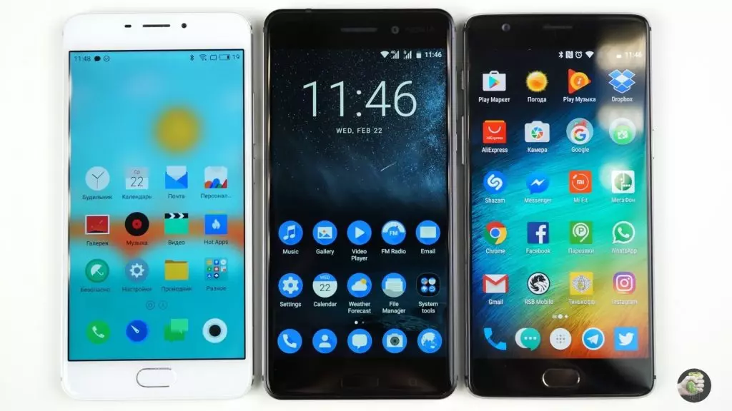 Meizu, Nokia, OnePlus - all on one person