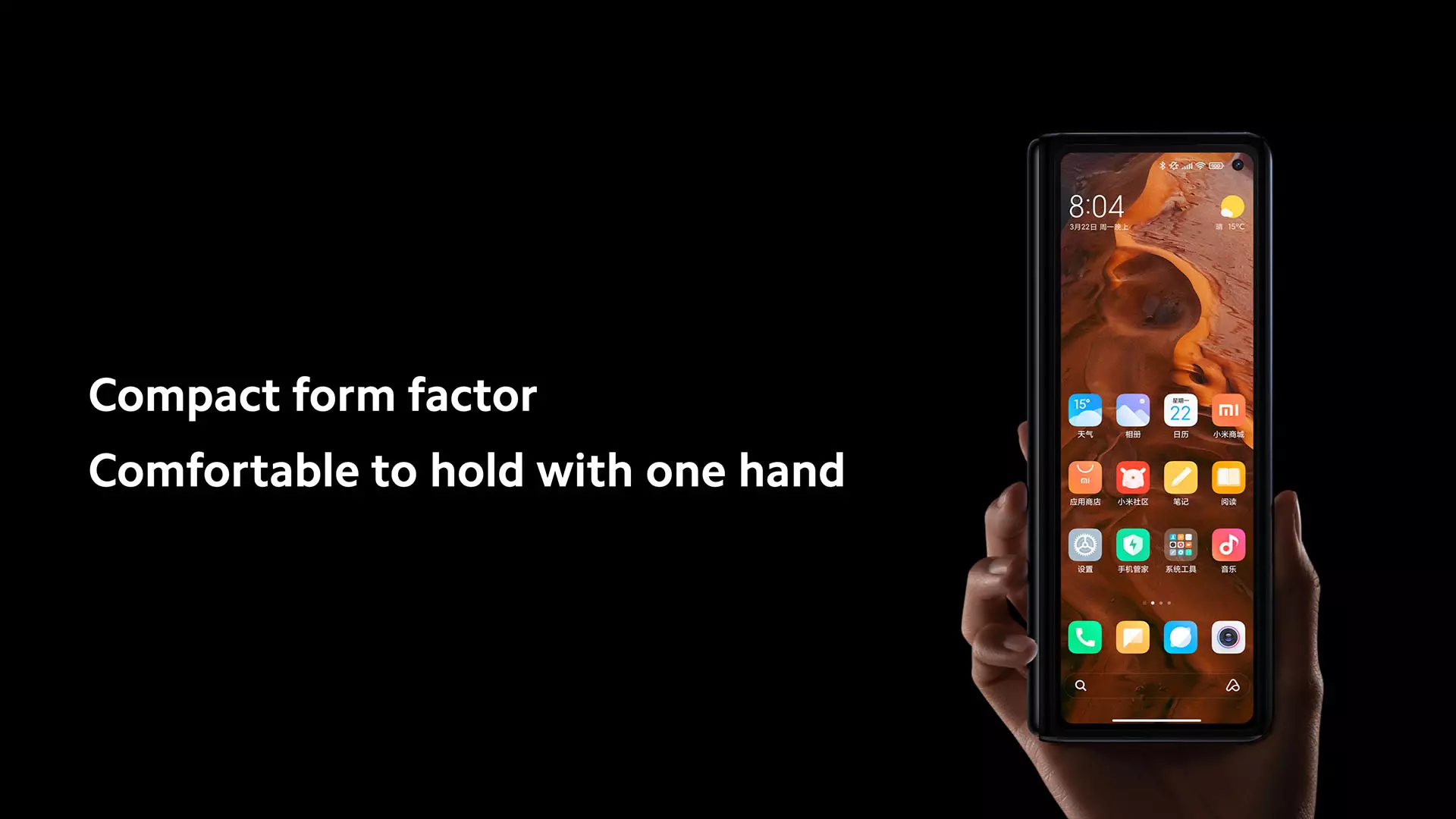 Big Presentation Xiaomi: foldable MI Mix Piloa, ingon man usab sa iyang kaugalingon nga electric sakyanan 941_8