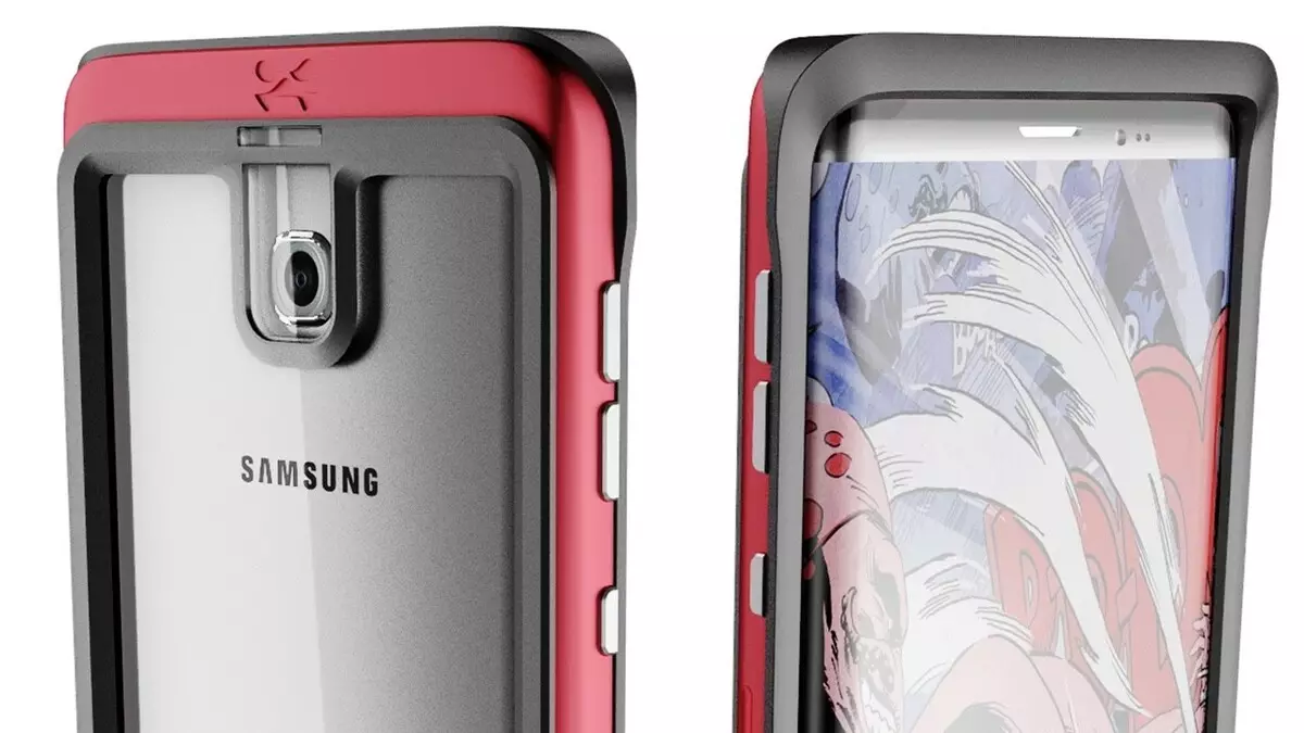Samsung Galaxy S8 o loʻo faʻaalia i luma o le taimi 9691_0