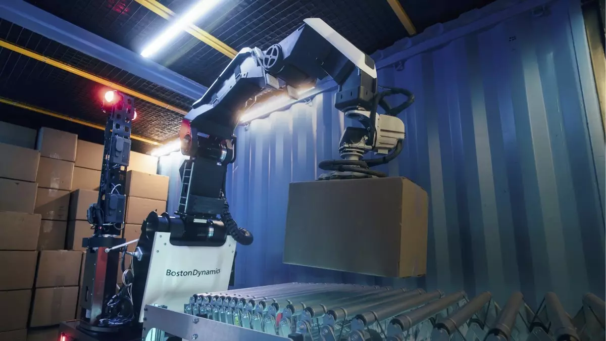 Boston Dynamics introduced a new robot for moving boxes